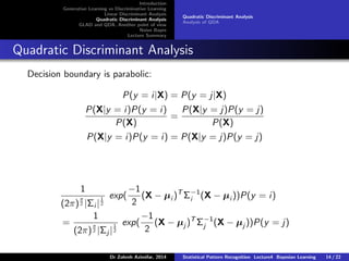 Dr azimifar pattern recognition lect4 | PDF