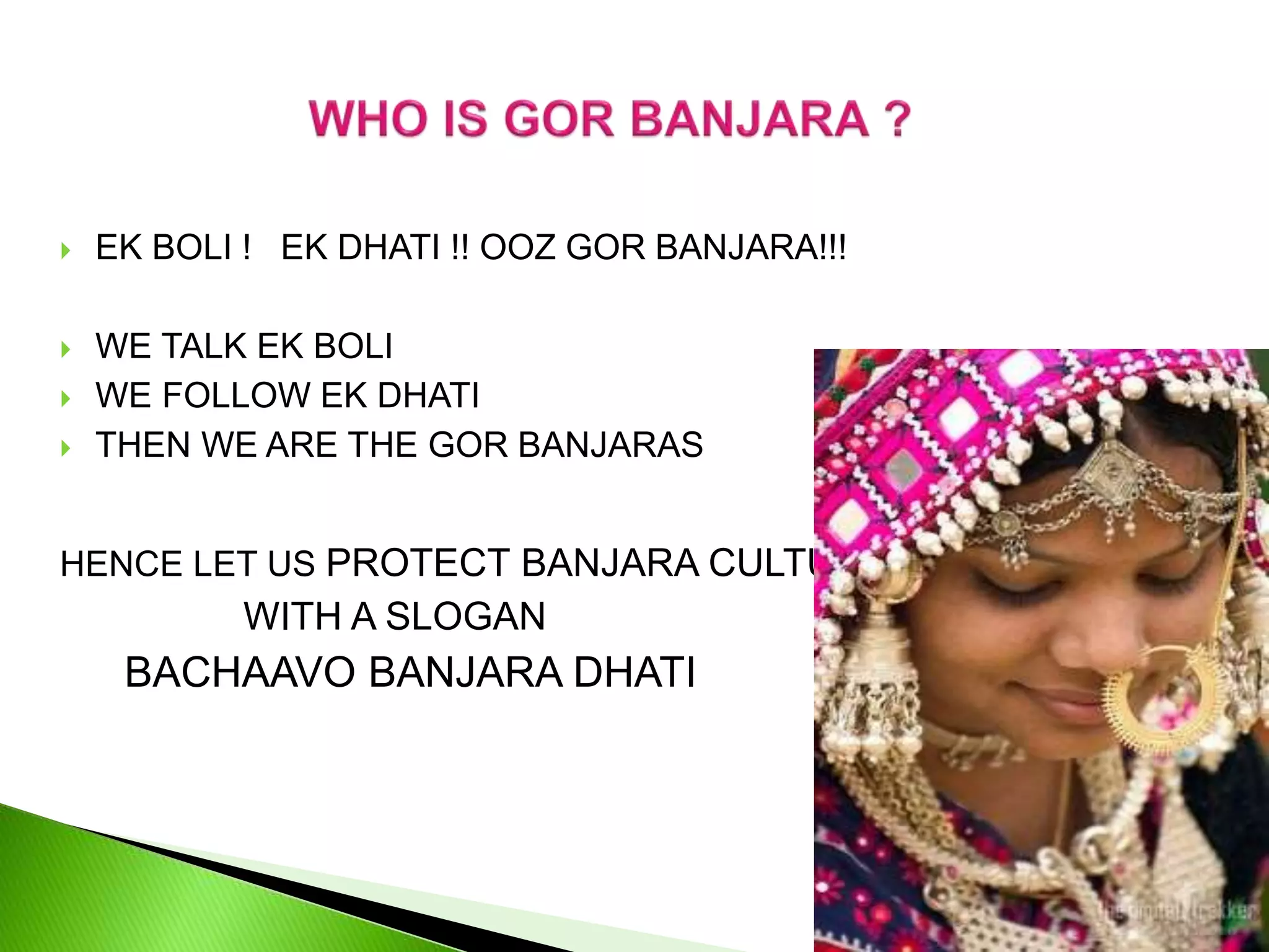 Dr b.nehru rathod gor banjara culture,tradition,festivals and jath ...