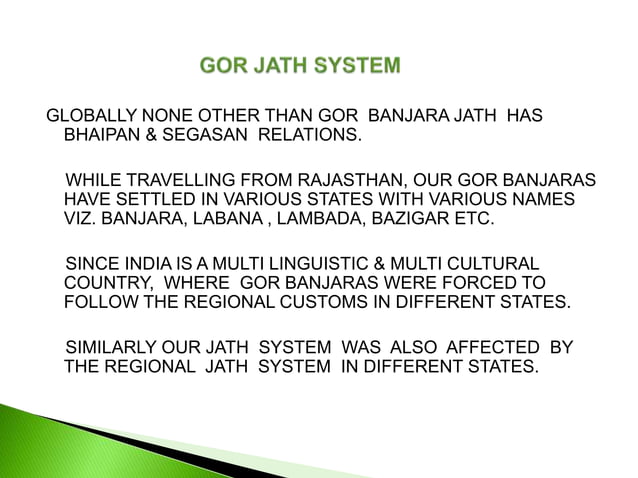 Dr b.nehru rathod gor banjara culture,tradition,festivals and jath ...