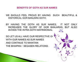 Dr b.nehru rathod gor banjara culture,tradition,festivals and jath ...