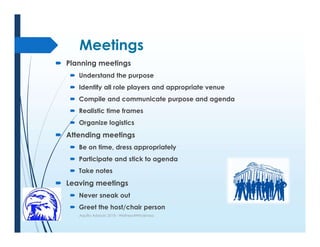 Business Etiquette and Professionalism | PPT