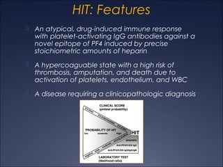 HITT | PPT | Blood Disorders | Diseases and Conditions