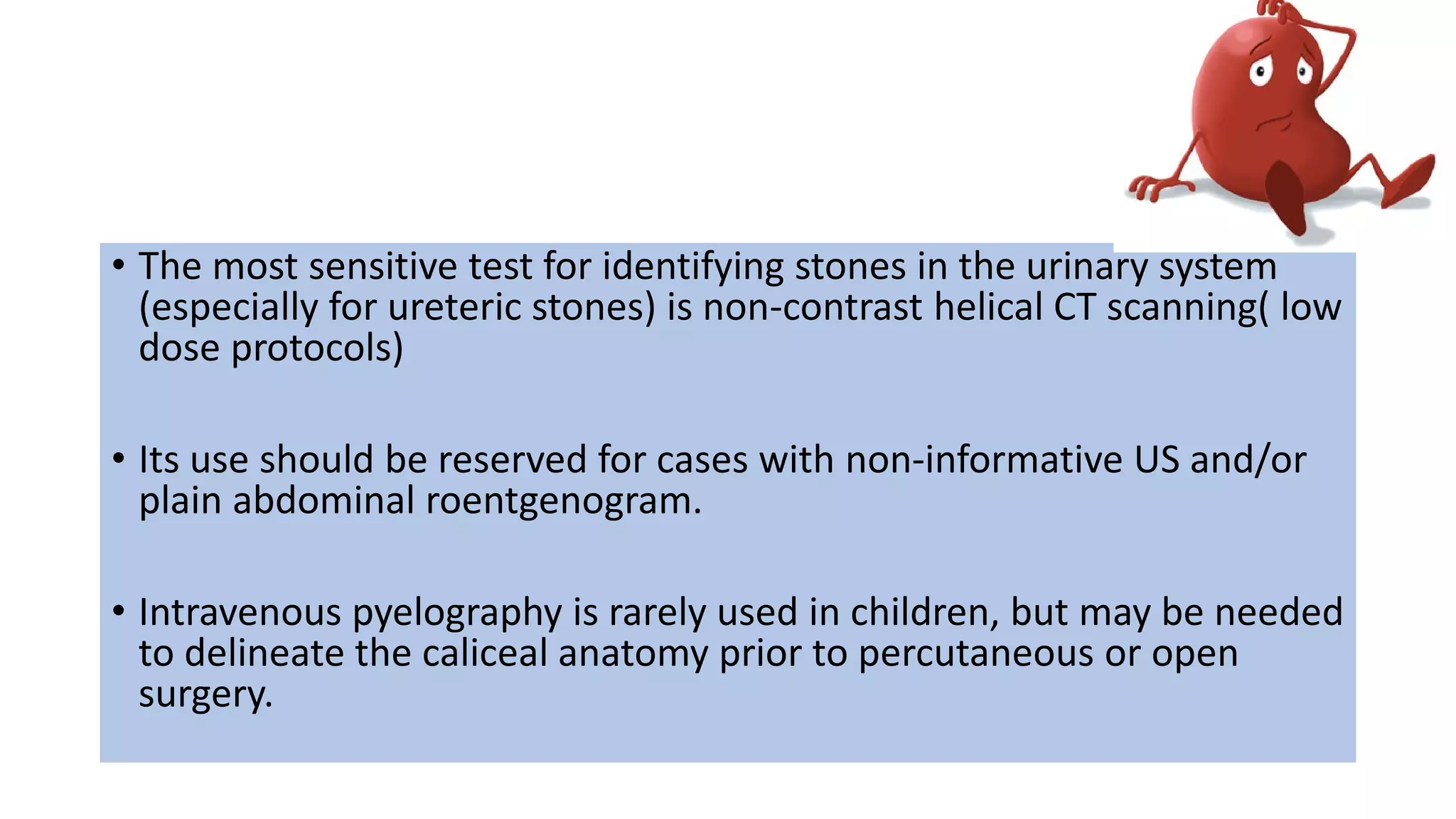 clinical approach to renal stone in pedaitrics | PDF