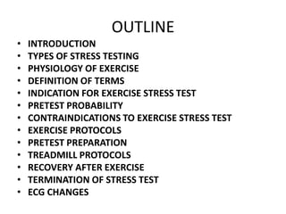 Dr bassey treadmill exercise stress test | PPTX