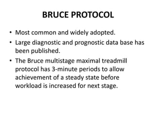 Dr bassey treadmill exercise stress test | PPTX