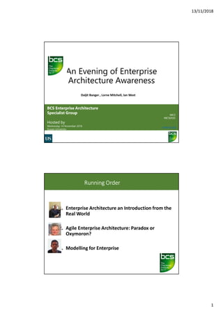 Enterprise Architecture - An Introduction | PDF