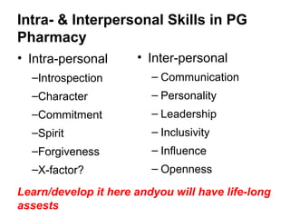 Orientation and Adaptation for Post-Graduate Pharmacy Programs | PPT