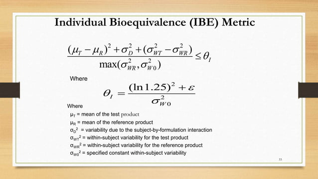 Bioequivalence of Highly Variable Drug Products | PPSX | Pharmaceutical Industry | Industries