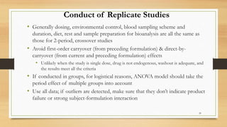 Bioequivalence of Highly Variable Drug Products | PPTX