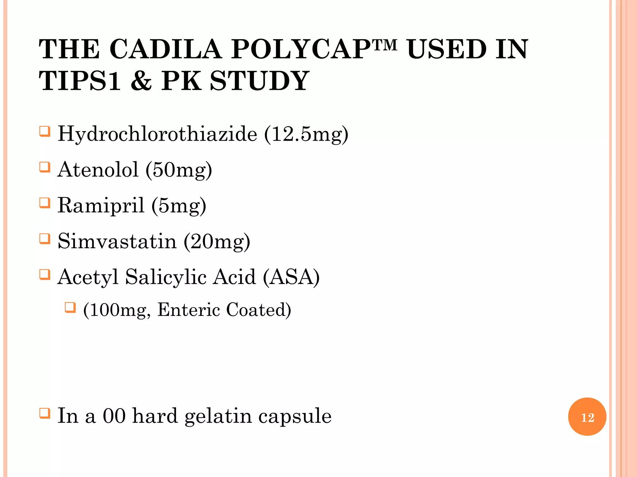 Polypill for primary and secondary preventions of cardiovascular | PPT ...