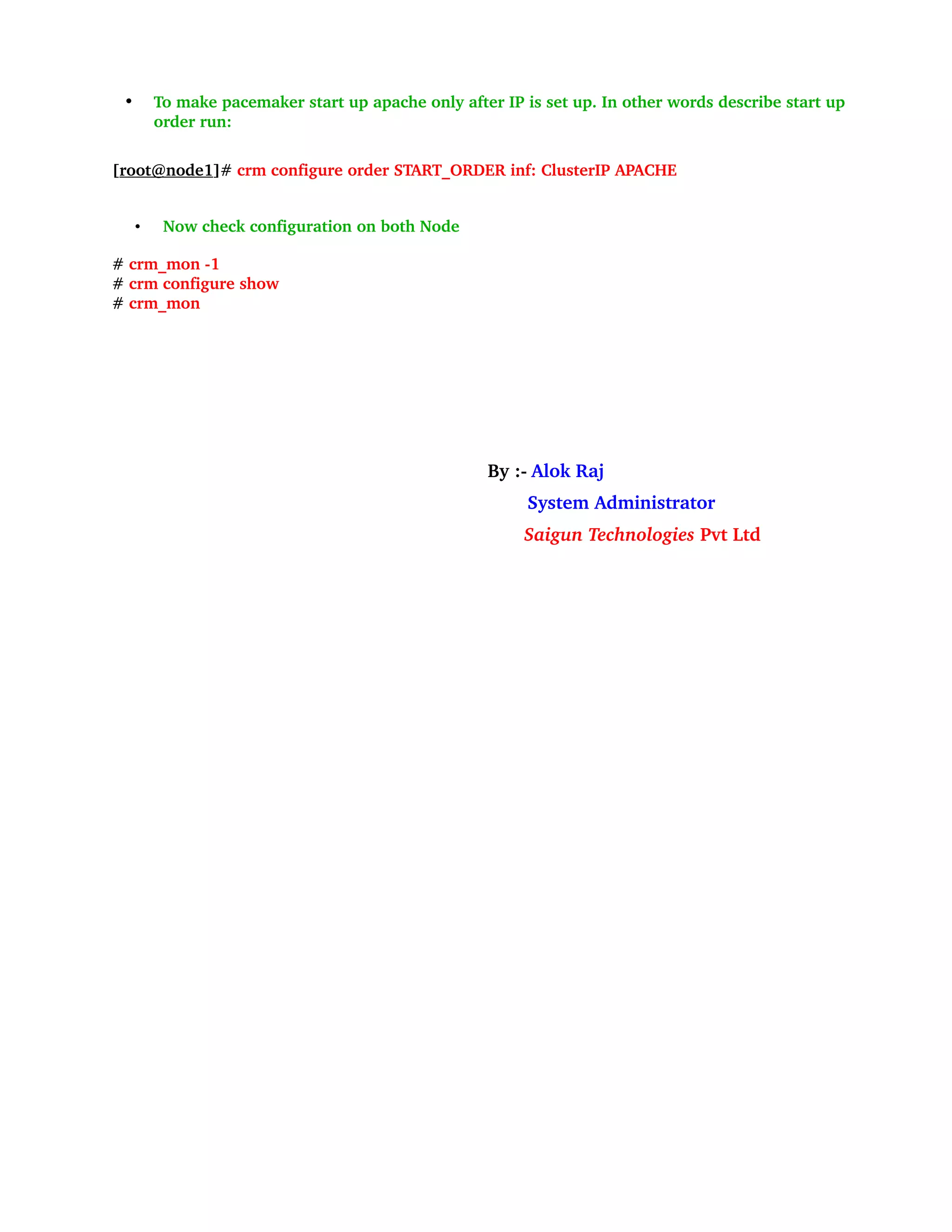 MySQL with DRBD/Pacemaker/Corosync on Linux | PDF