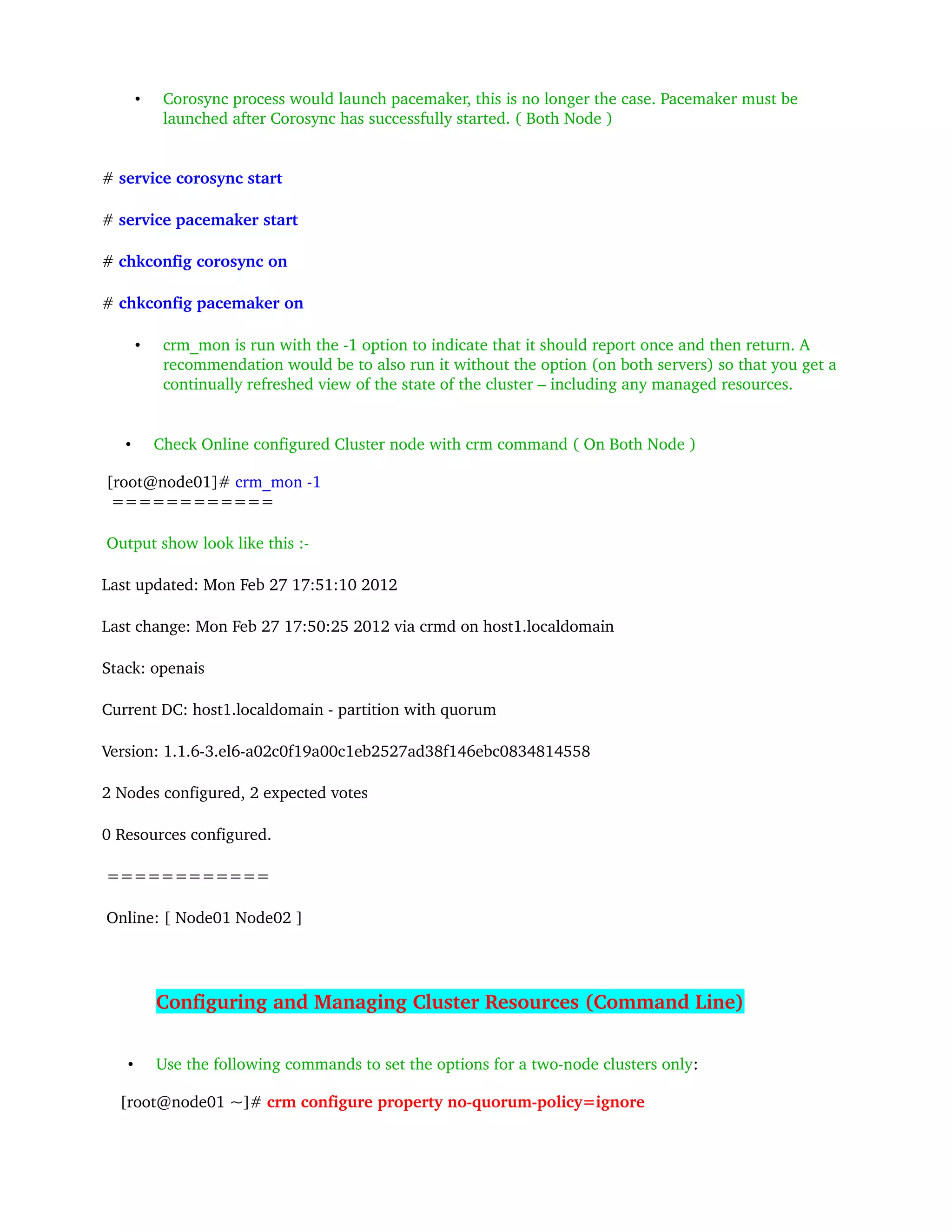 MySQL with DRBD/Pacemaker/Corosync on Linux | PDF