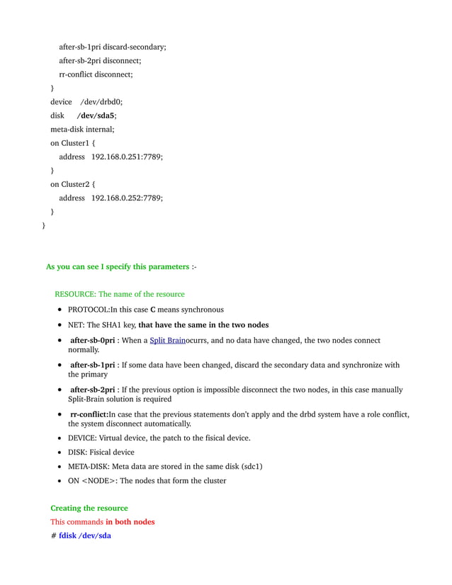MySQL with DRBD/Pacemaker/Corosync on Linux | PDF