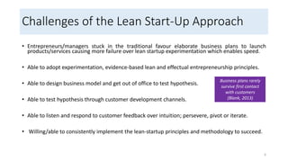 Dr Beem Beeka Lean Start up entrepreneurship | PPTX