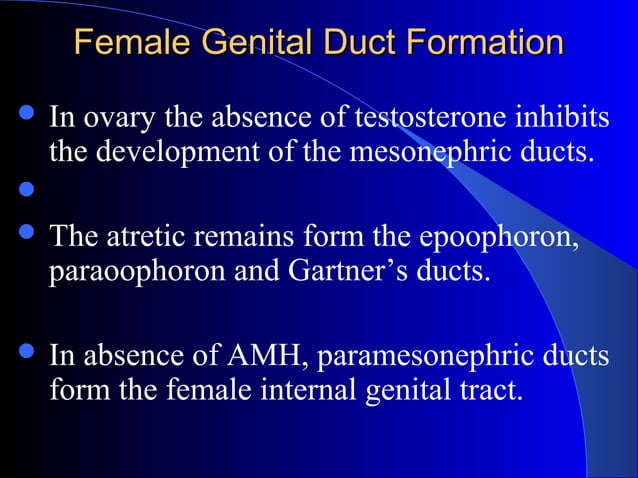Embryology and congenital anomalies of female reproductive system for ...