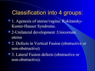 Embryology and congenital anomalies of female reproductive system for ...
