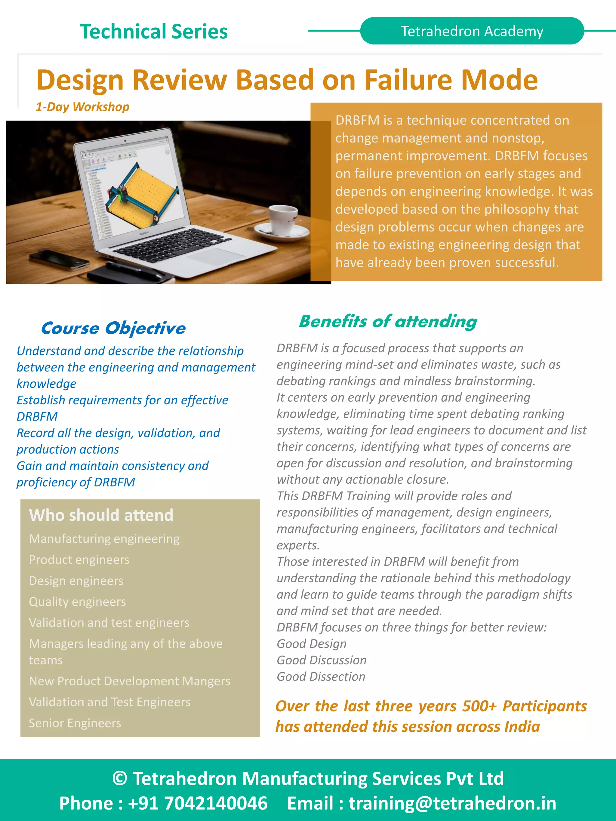 Design Review Based on Failure Mode Workshop by Tetrahedron | PDF