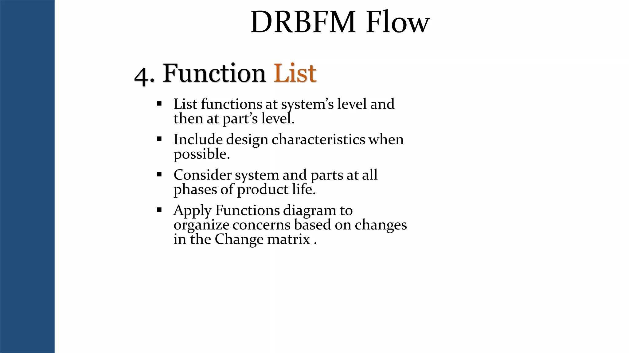 Design Review Based on Failure Mode (DRBFM) Course | PPTX | Civil Engineering Industry | Industries