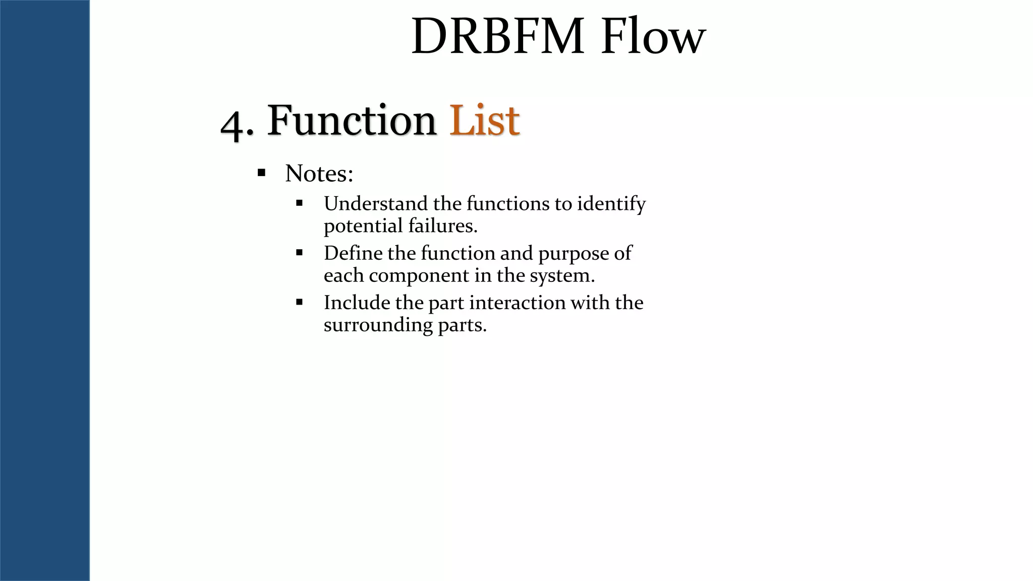 Design Review Based on Failure Mode (DRBFM) Course | PPTX | Civil ...