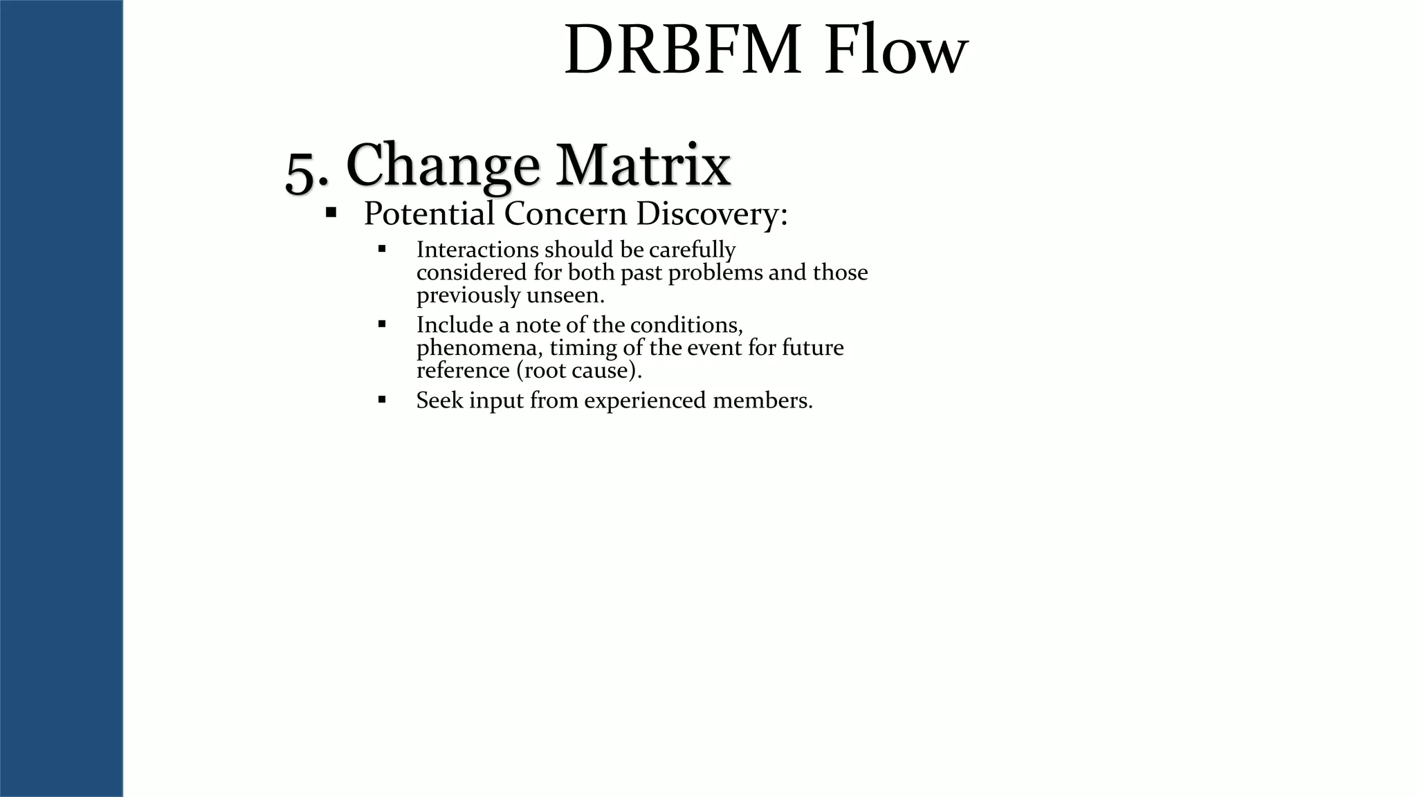 Design Review Based on Failure Mode (DRBFM) Course | PPTX | Civil ...