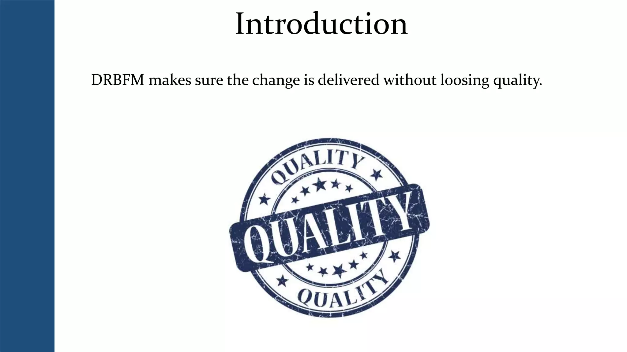 Design Review Based on Failure Mode (DRBFM) Course | PPTX | Civil ...