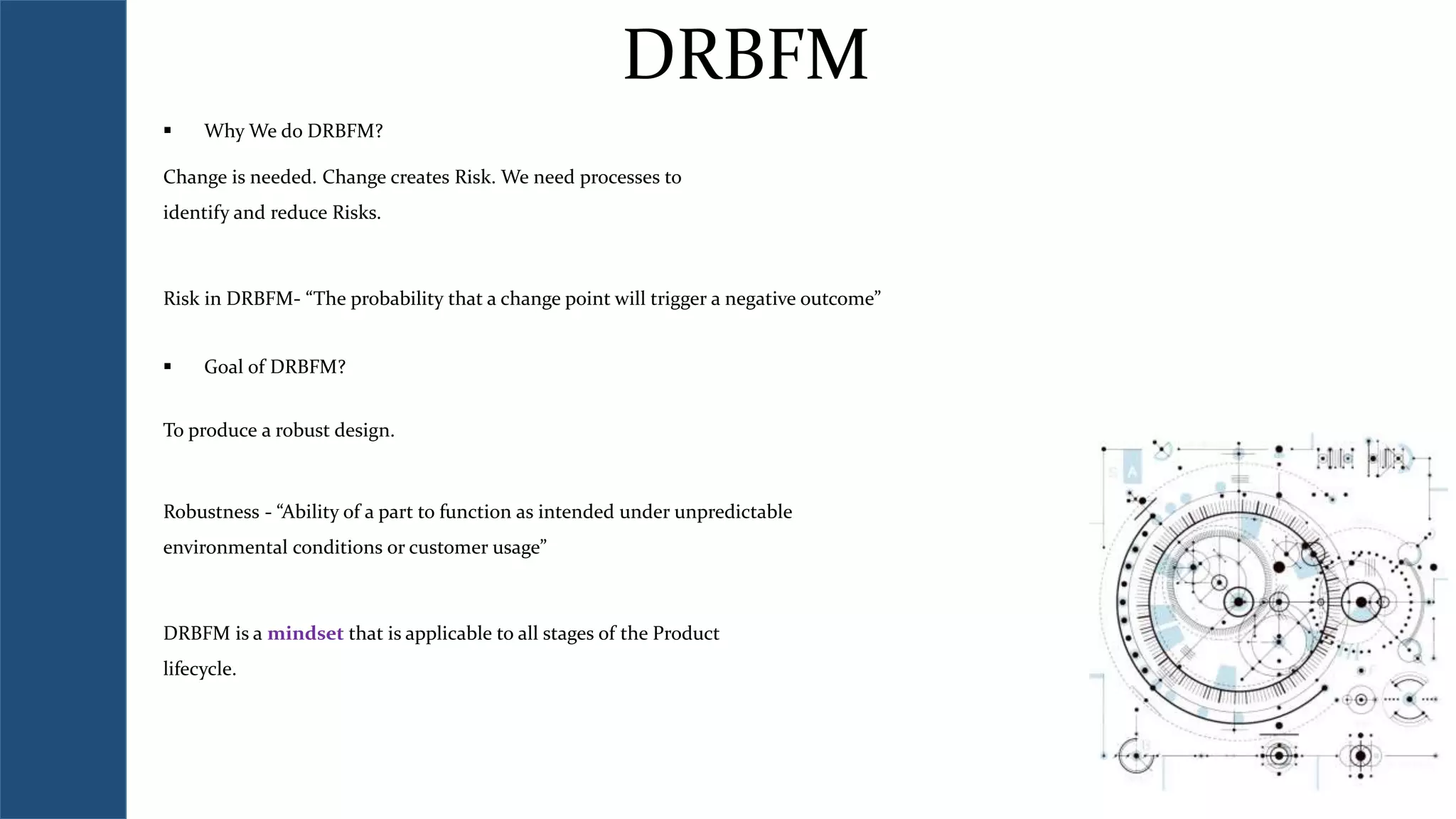 Design Review Based on Failure Mode (DRBFM) Course | PPTX