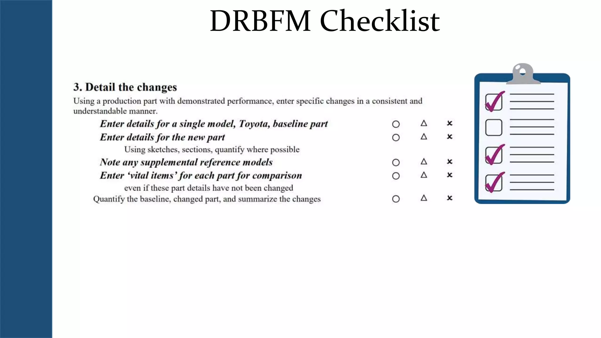 Design Review Based on Failure Mode (DRBFM) Course | PPTX