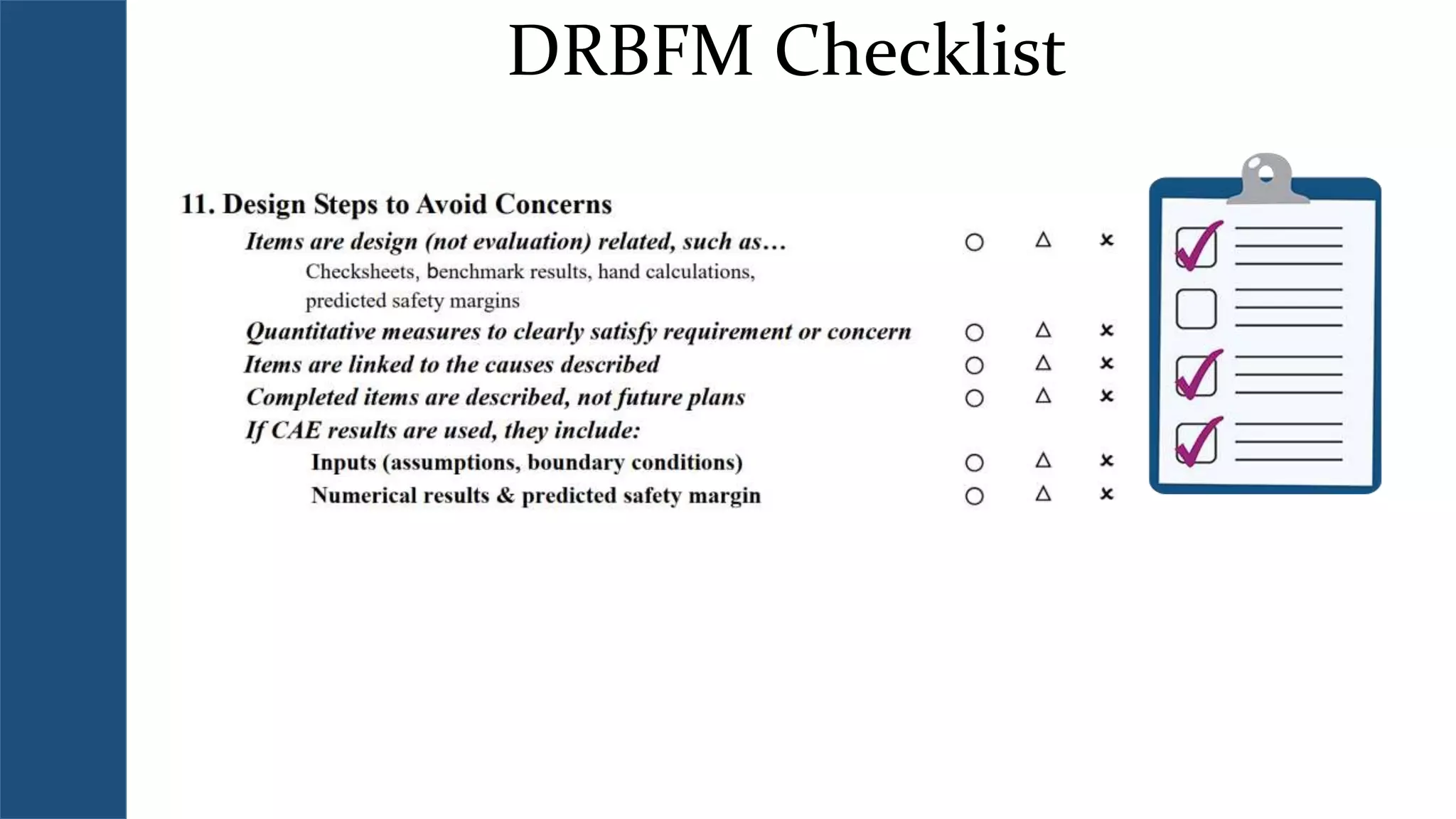Design Review Based on Failure Mode (DRBFM) Course | PPTX
