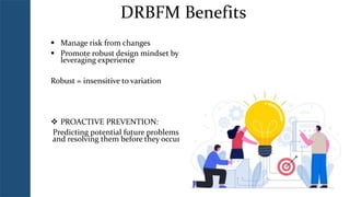 Design Review Based on Failure Mode (DRBFM) Course | PPTX