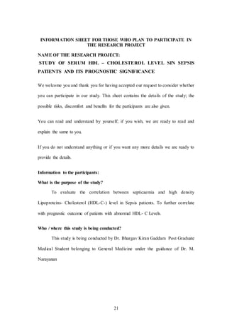 Dr Bhargav kiran general medicine Dissertation Protocol | PDF