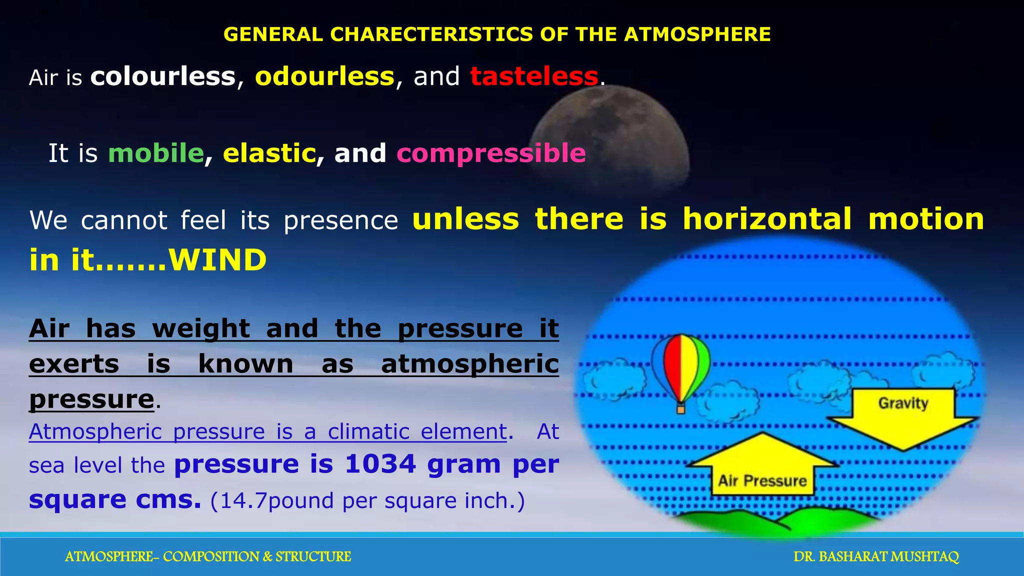 atmosphere: structure and composition | PPTX