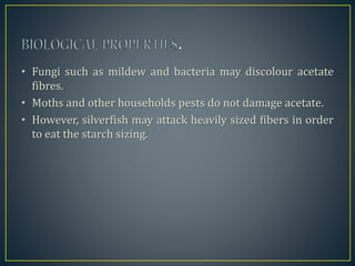 Dr bmn college - acetate rayon , aramid fibers | PPTX