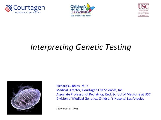 Interpreting Genetic Testing | PPT