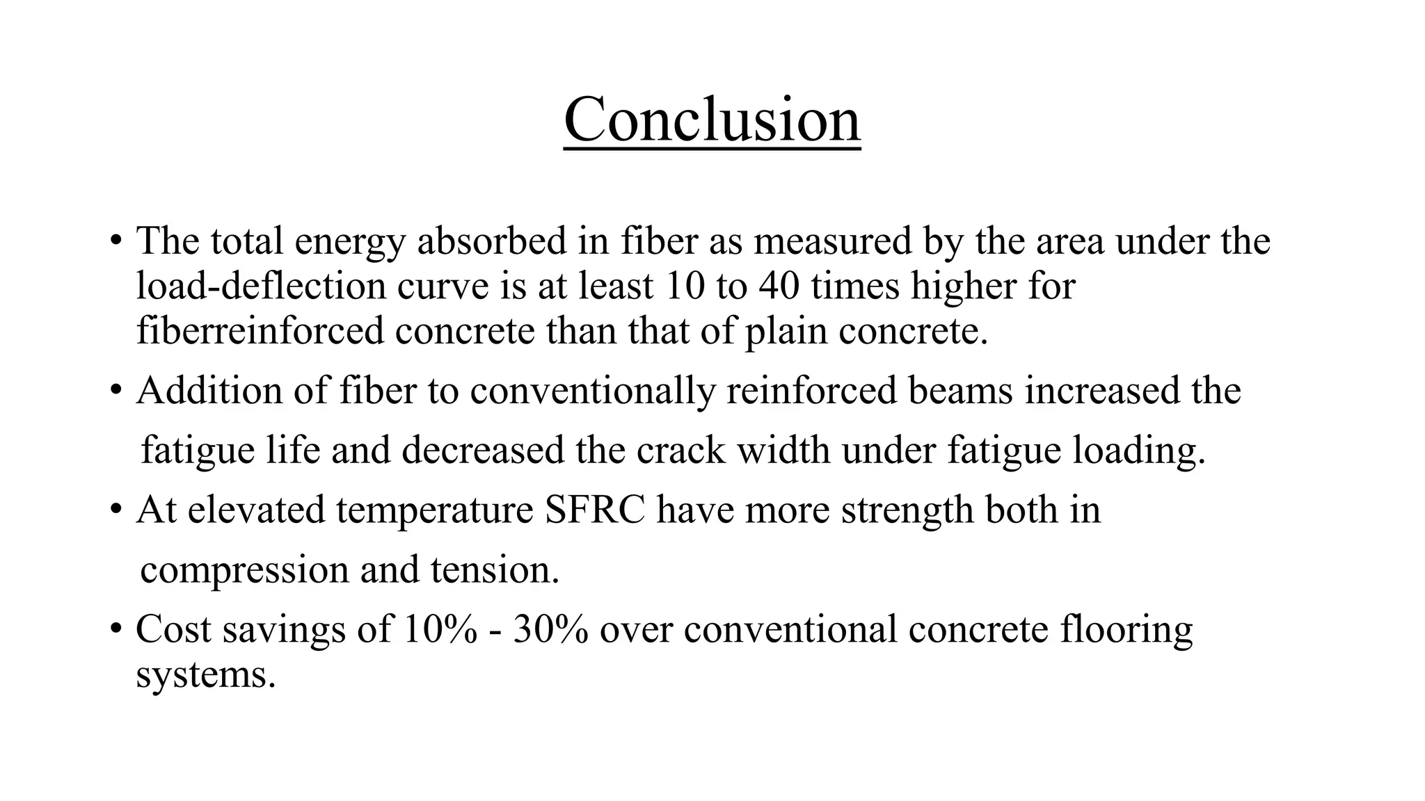 Fiber Reinforced Concrete | PPTX
