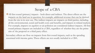 Dr Brian Mutie on Cost Benefit Analysis on Extractives-CBA | PPTX