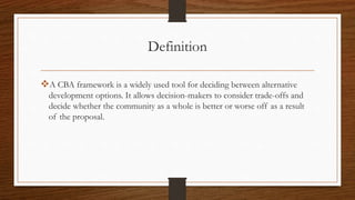 Dr Brian Mutie on Cost Benefit Analysis on Extractives-CBA | PPT