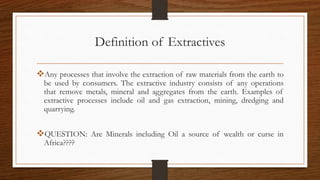 Dr Brian Mutie on Cost Benefit Analysis on Extractives-CBA | PPT