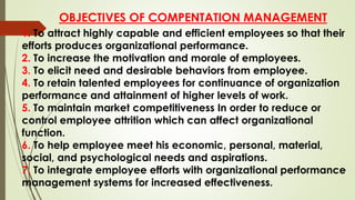 Essence of compensation management | PPTX