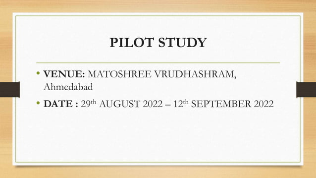 DRC-7.pptx sample for research presentation | PPTX | Senior Health | Healthy Living