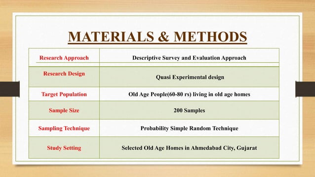 DRC-7.pptx sample for research presentation | PPTX | Senior Health ...