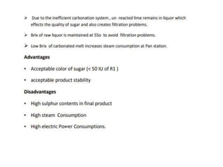 Refining of sugar Defecation remelt carbonatataion,Defecation remelt ...