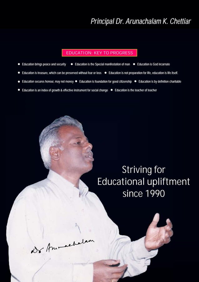 Dr chettiar arunachalam profile coral | PDF
