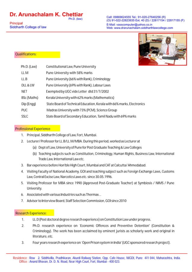 Dr chettiar arunachalam profile coral | PDF