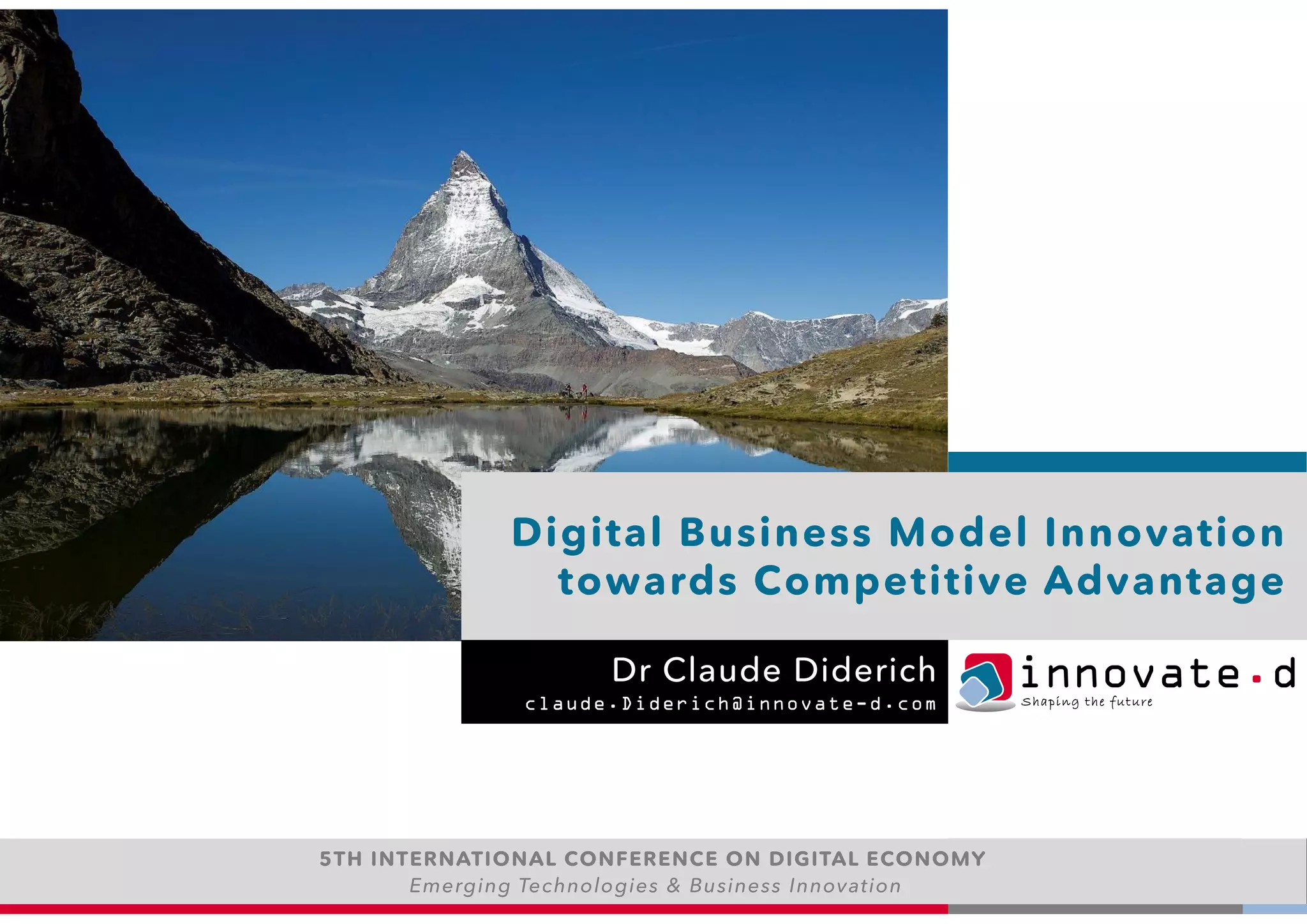 Digital Business Model Innovation towards Competitive Advantage | PPT