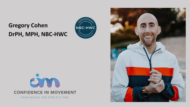 Take Back Control: Moving Forward with Scleroderma - Gregory Cohen | PPT