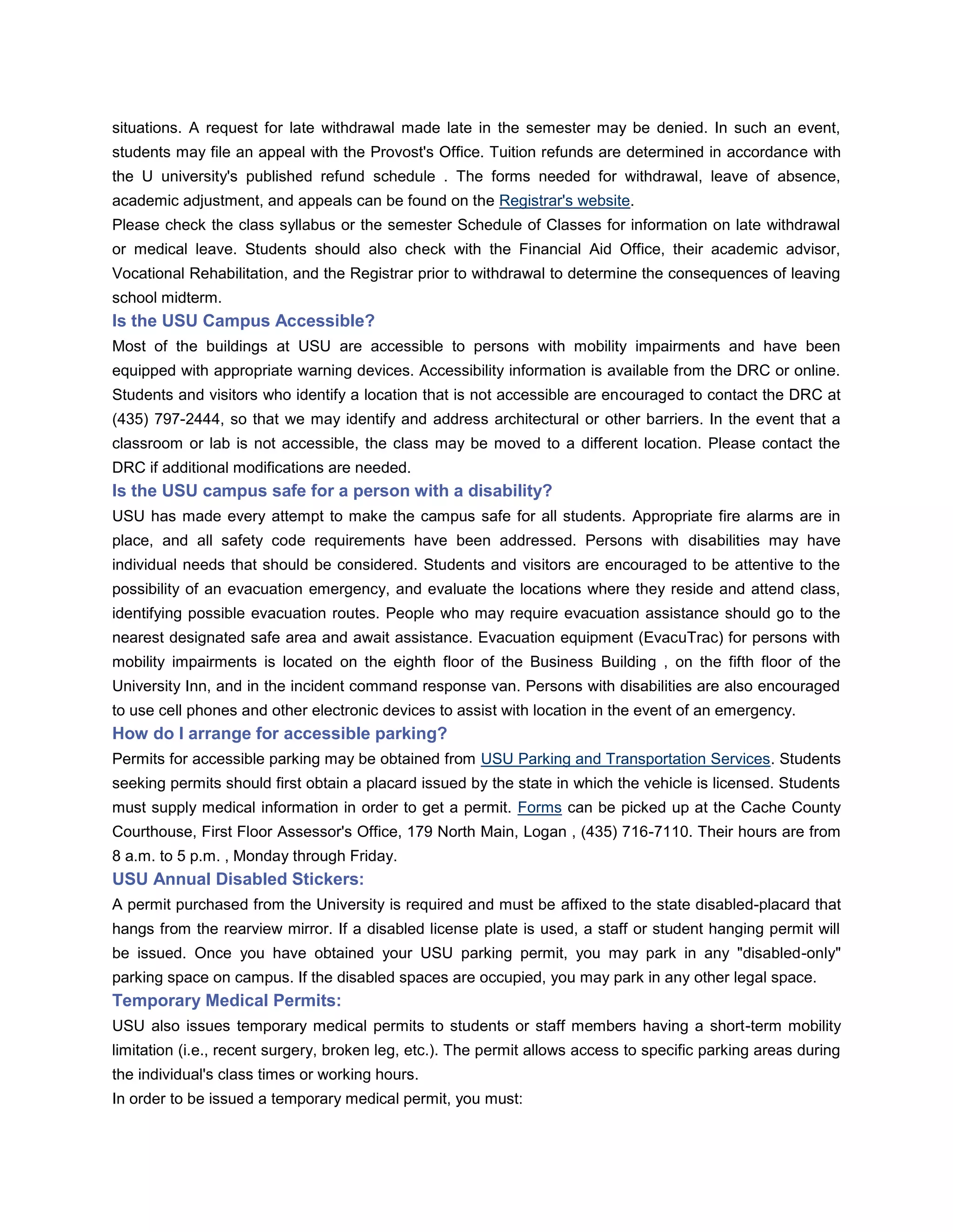 DRC policy & procedure handbook | DOCX | College Planning | College ...