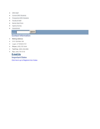 DRC policy & procedure handbook | DOCX | College Planning | College ...