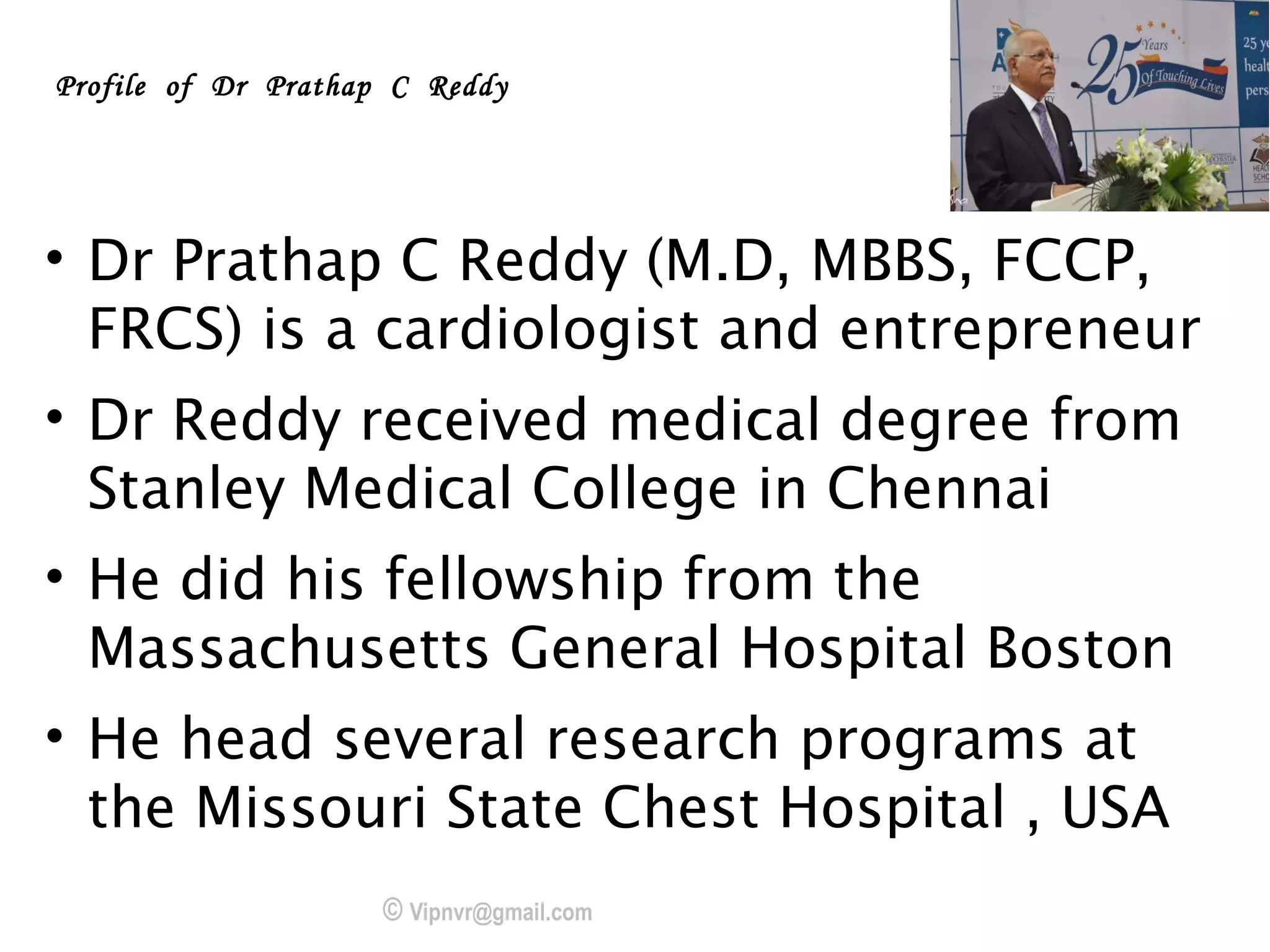 Dr c prathap reddy.pptx