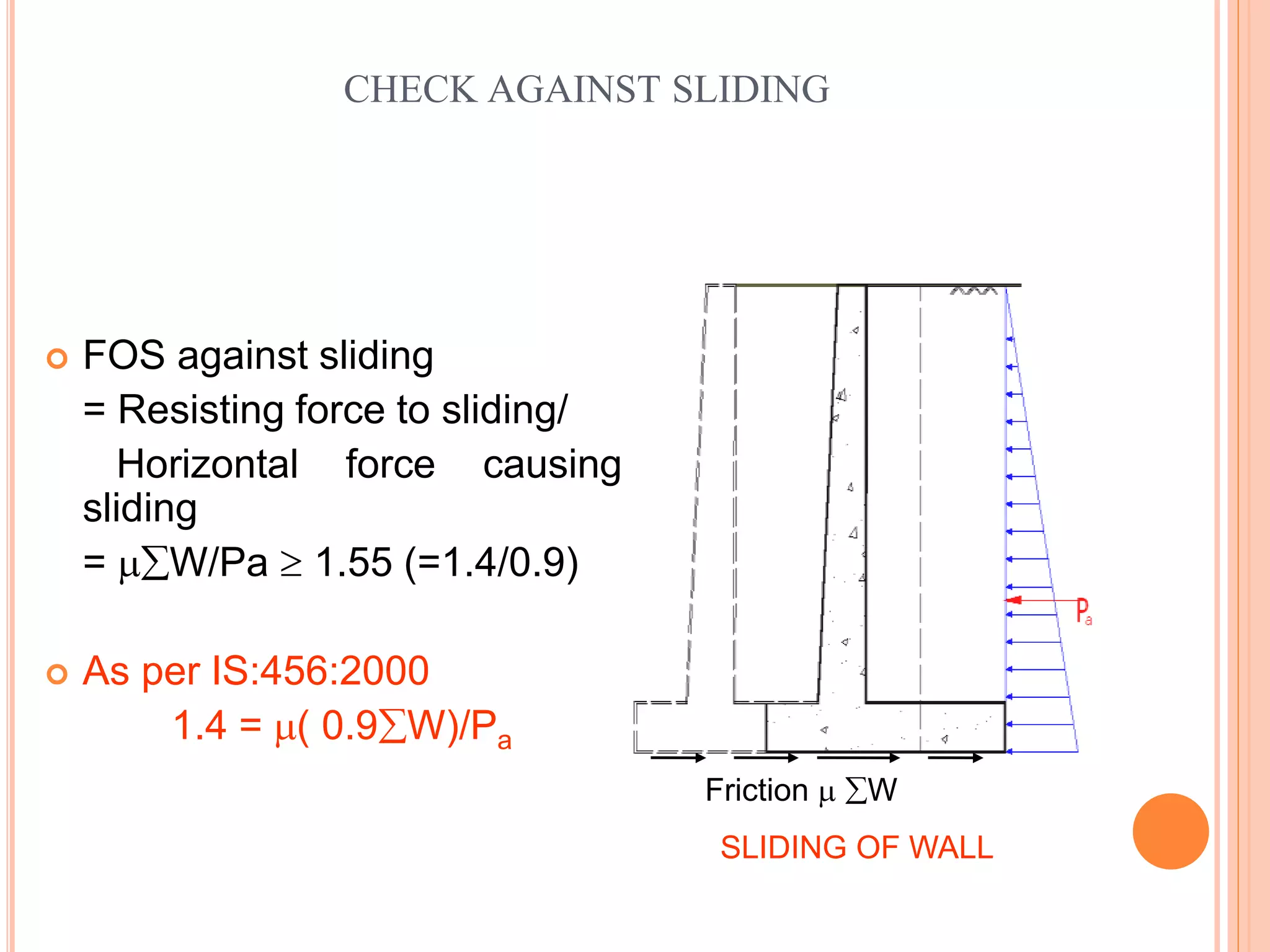 RETAINING WALLS | PPTX