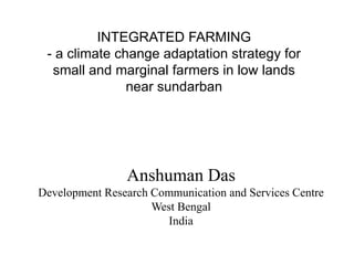 India - Integrated farming - DRCSC | PDF